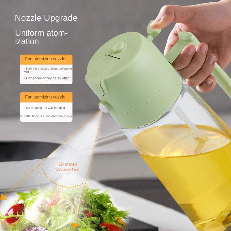 Kitchen Oil Sprayer Household Dual-use Spray and Pour Air Fryer Olive ...