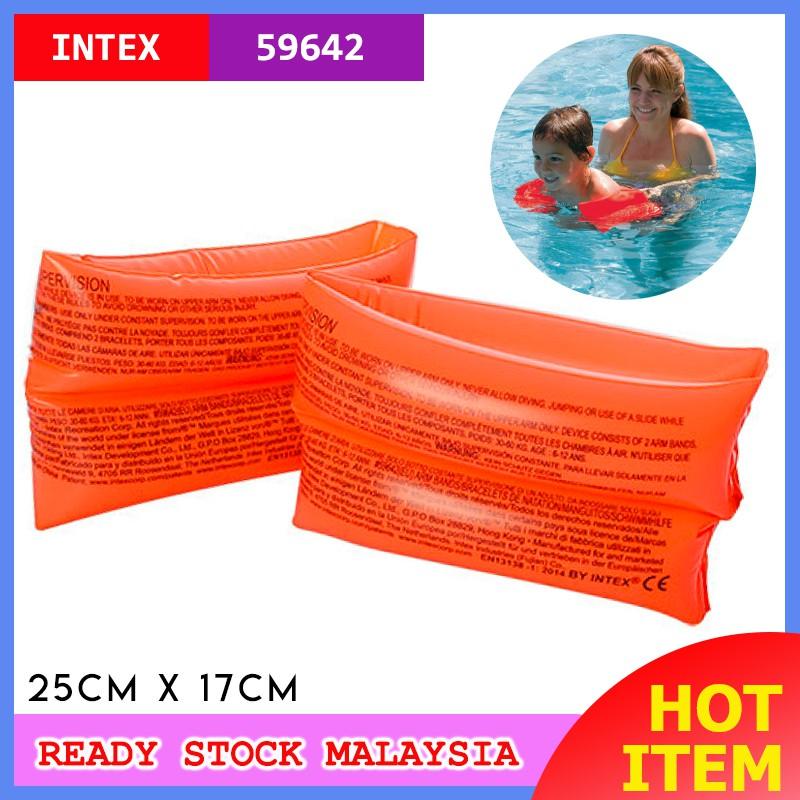 INTEX 59642 (NP3) Inflatable Extra Large Arm Band Ring For Children's ...