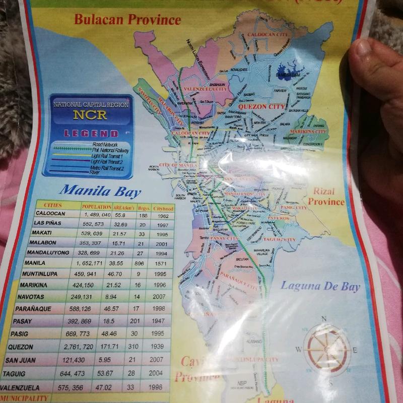 NCR MAP FOR SCHOOL USE - TikTok Shop Philippines