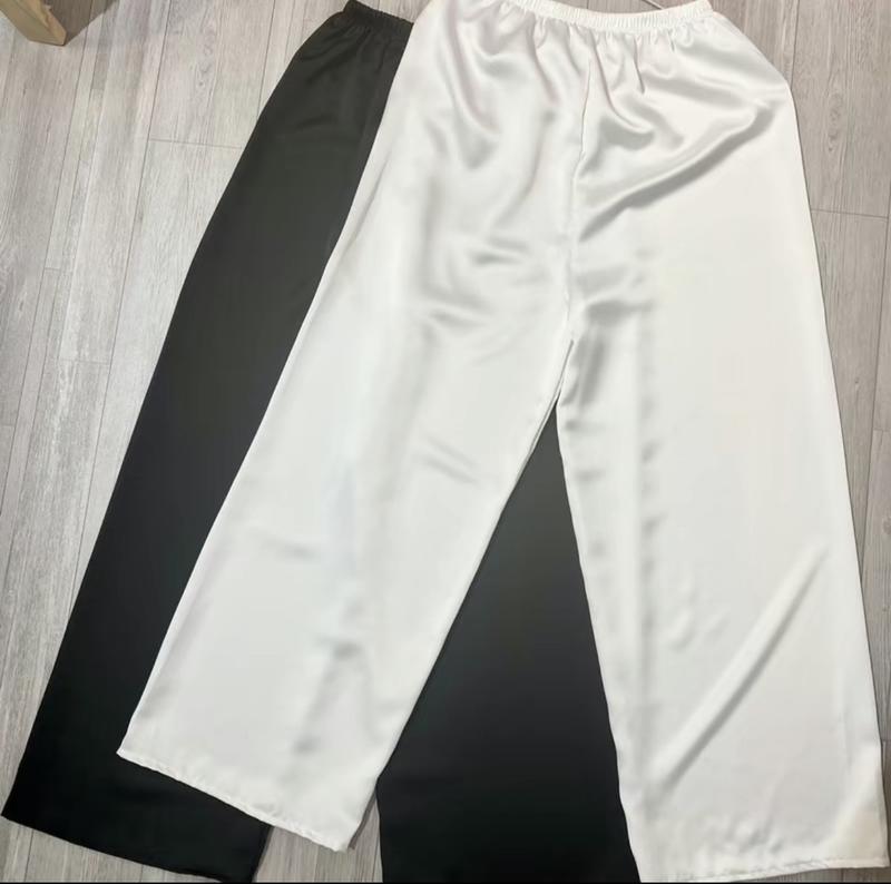 Quần Lẻ - Bà Ba Lụa Latin Nữ - Màu trắng hoặc đen, đủ size - TikTok Shop Vietnam