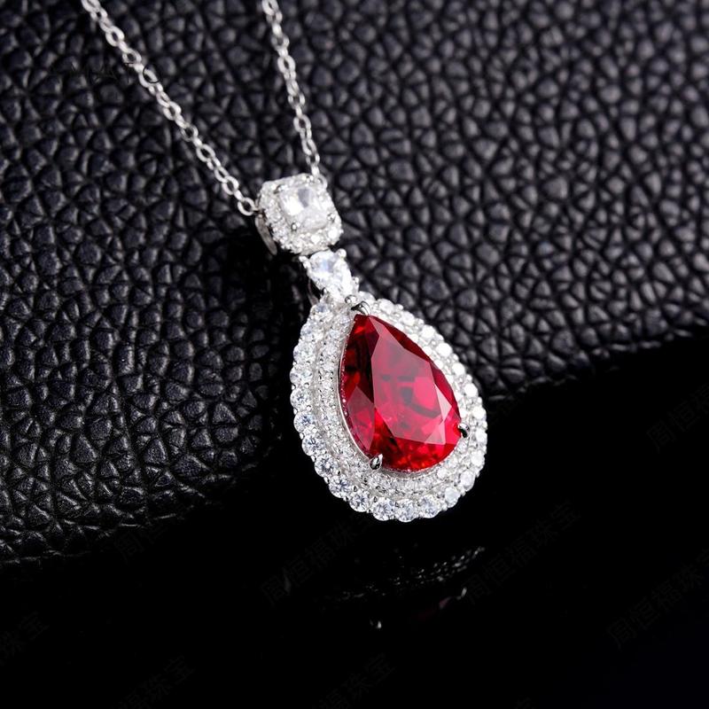 Amato Jewels Authentic 3.5 carats Pear shape Lab Grown Ruby or - TikTok ...