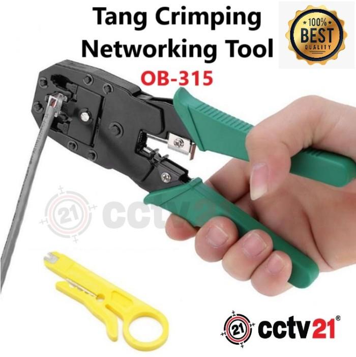 Jual Tang Crimping Networking Tool UTP LAN RJ45 OB-315 Original ...