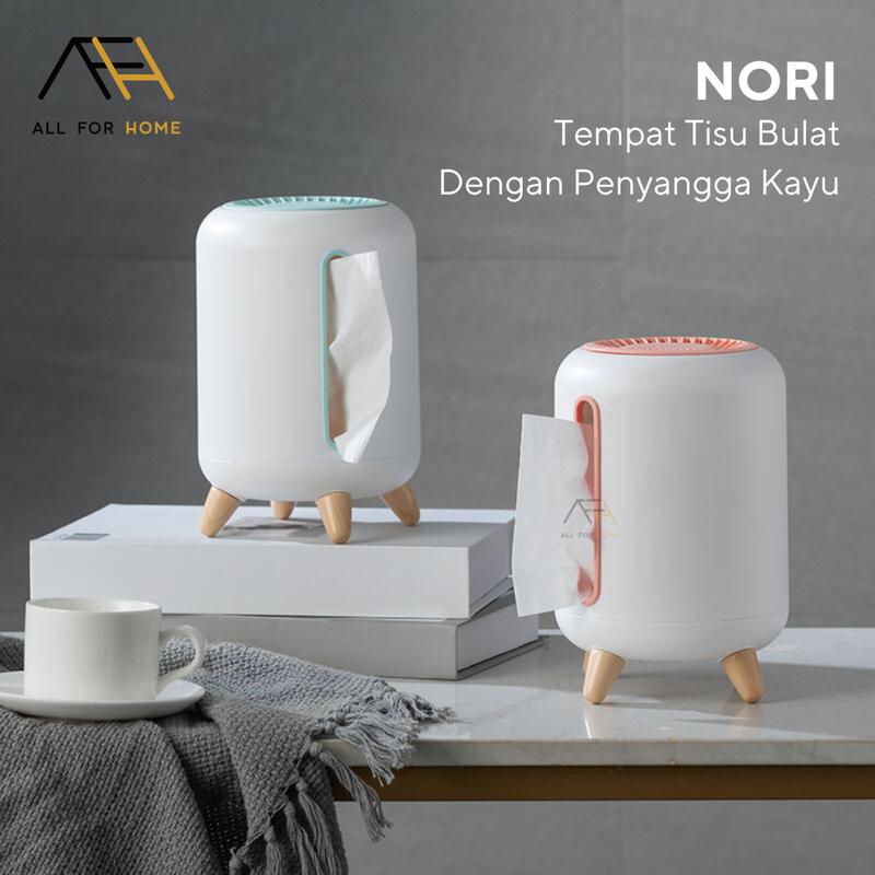 AFH NORI Kotak Tempat Tisu Bulat Meja Kantor / Tissue Roll Bentuk ...