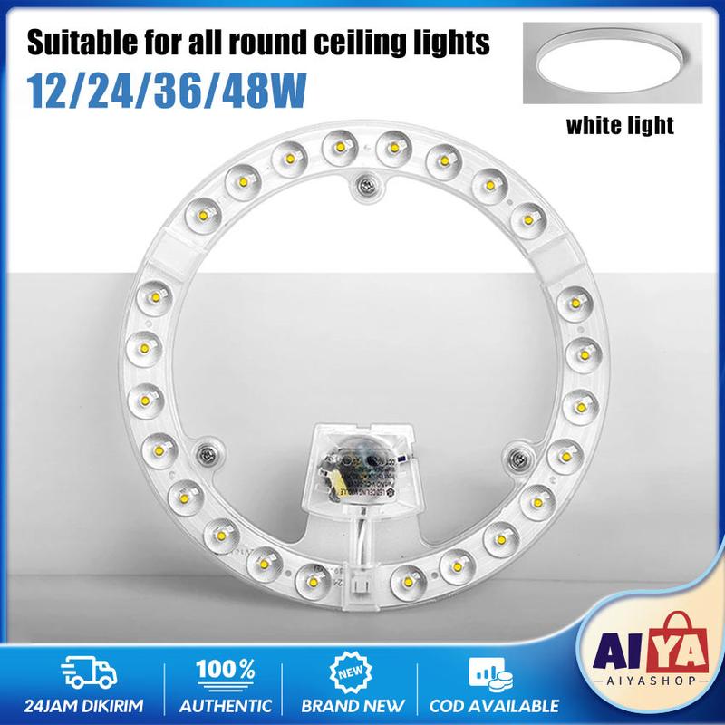 lampu led ring light 12-48watt 220V Putih lampu pengganti tl ring Modul Lampu LED Ring Panel ...