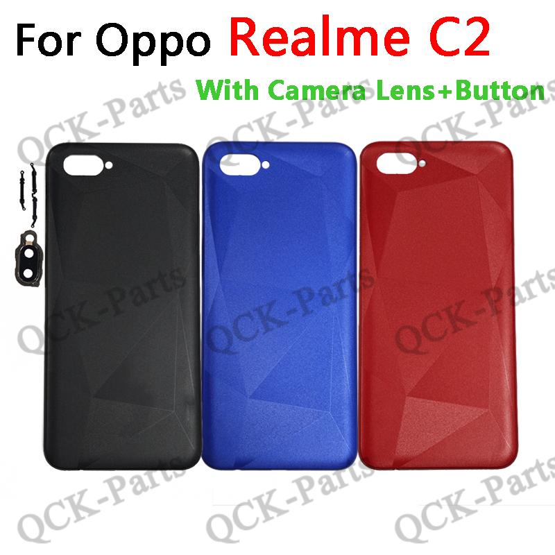 For OPPO Realme C2 Back Cover Battery Door Rear Case Back Housing ...