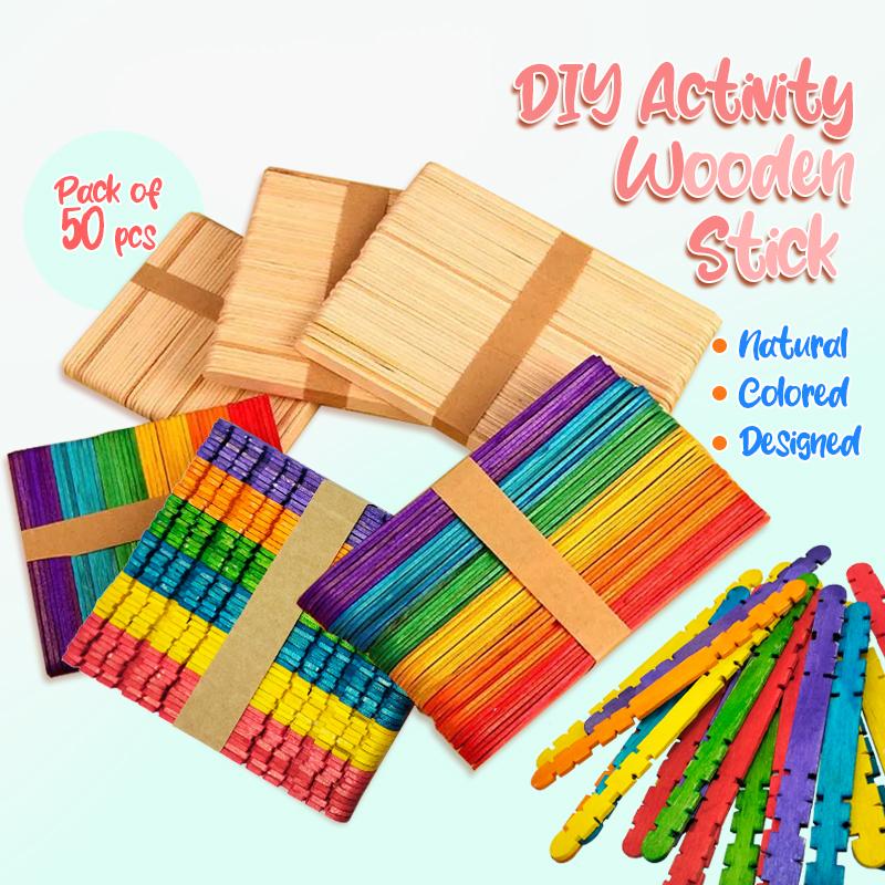 Kayu Aiskrim Kayu Pain Tidak Bertoksik (Non-Toxic Wooden Pin - TikTok ...