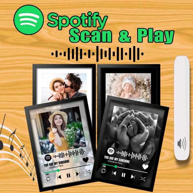 Personalized Spotify Photo -Scan&Play /No Picture Frame - TikTok Shop ...