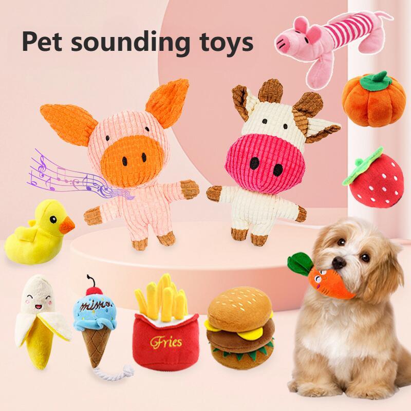 Squeaky Bone Puppy Chew Toy Interactive Cat Toys Pet Dog - TikTok Shop ...