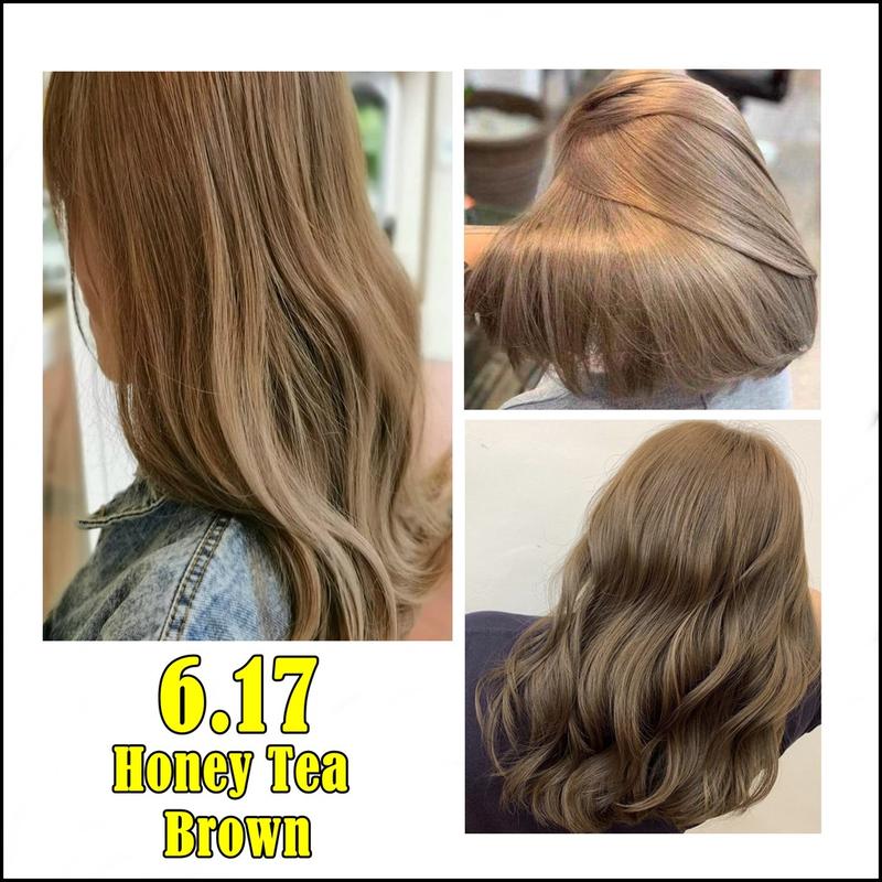 BREMOD 6.17 HONEY TEA BROWN HAIR COLOR SET WITH OXIDIZING HAIR - TikTok ...