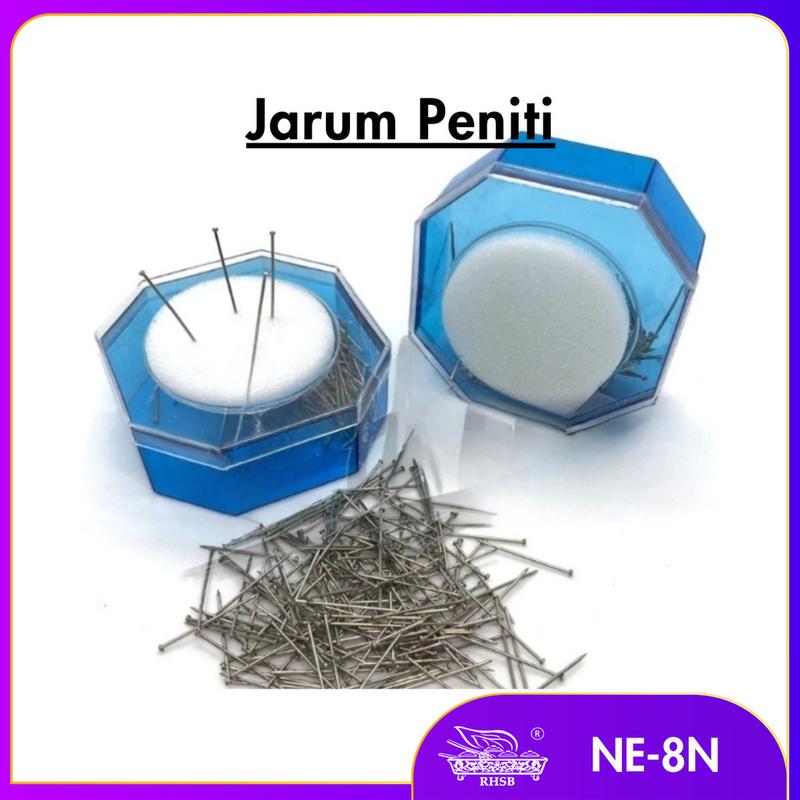 Jarum Peniti Needles Pin Length 33mm Hard Steel Pin Cushion Pack ...
