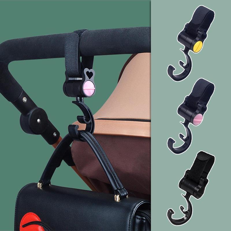 Baby Stroller Hook Double Hook Pram 360 Degree Rotatable Car - TikTok ...