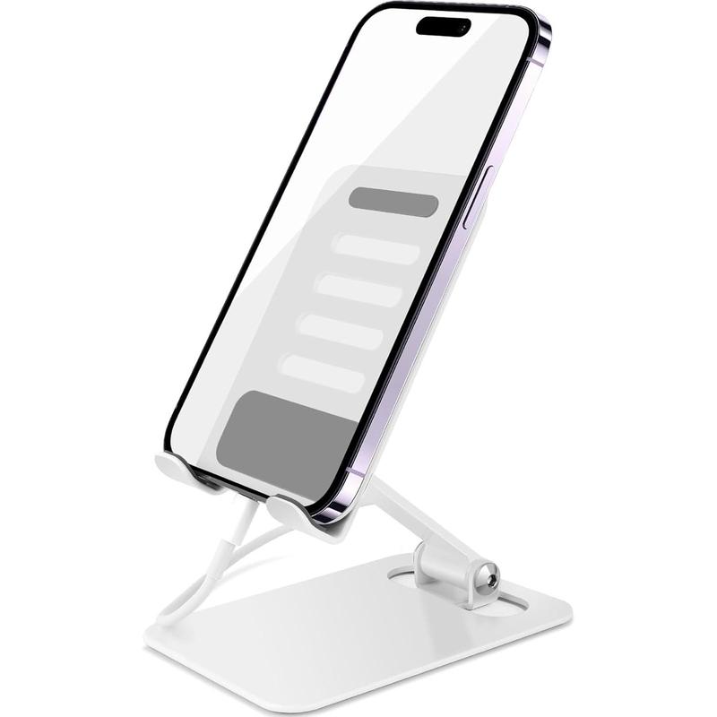 Cell Phone Stand, Angle Adjustable Folding Phone Holder, Metal - TikTok ...