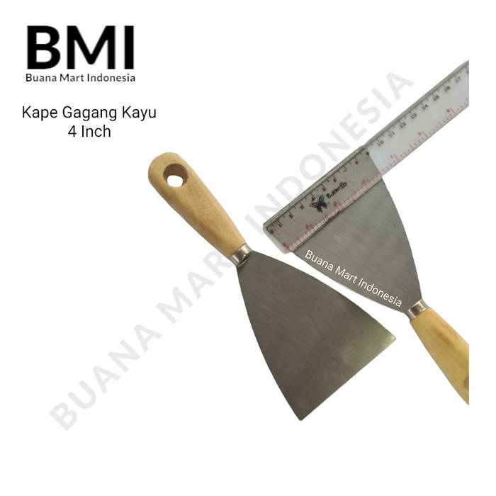 Jual Kape Gagang Kayu 4 Inch | Kape Besi Scrapper | Scrap | Kapi Sekrap ...