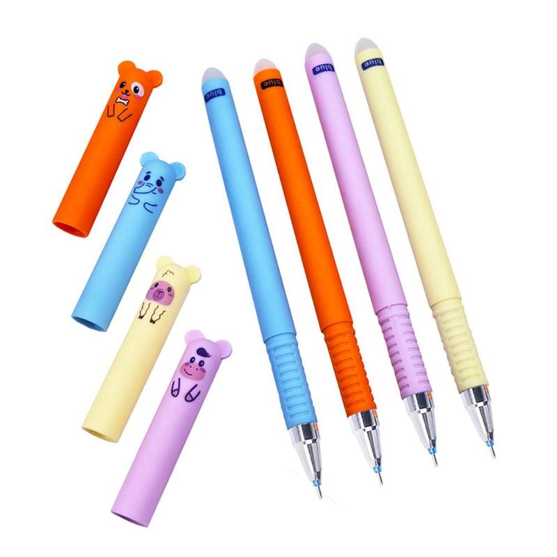 New Animal Design Erasable Pen 0.5mm Black/Blue Ink Writing Tool ...