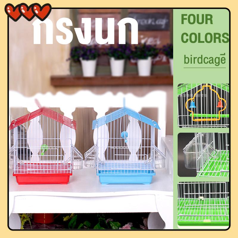 Portable small bird cage budgie bird cage wrought iron metal - TikTok ...