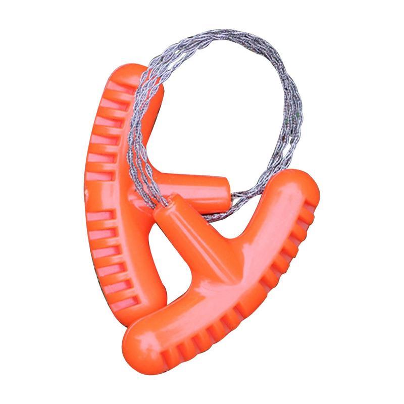 Stainless steel wire saw reel mini cable cutting line survival - TikTok ...