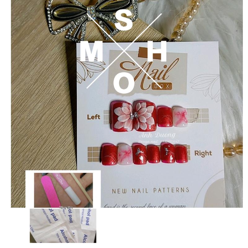 Nail box thiết kế chân hoa xinh nét từng cánh - TikTok Shop Vietnam