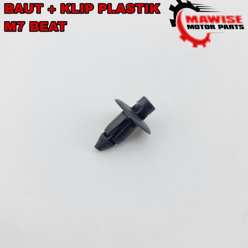 BAUT + KLIP PLASTIK M7 BEAT - Baut Klip Kancing Body Rivet Plastik 7mm ...