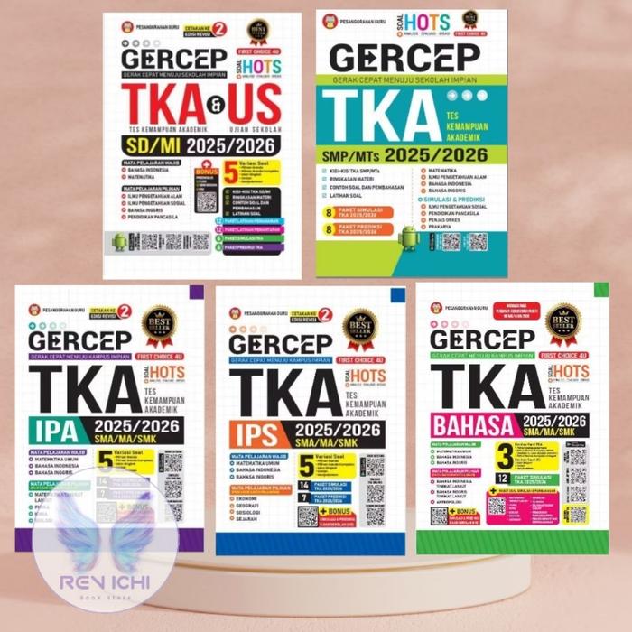 Promo BUKU GERCEP TKA SD / SMP / SMA IPA DAN IPS 2025 - 2026 DAN GERCEP ...