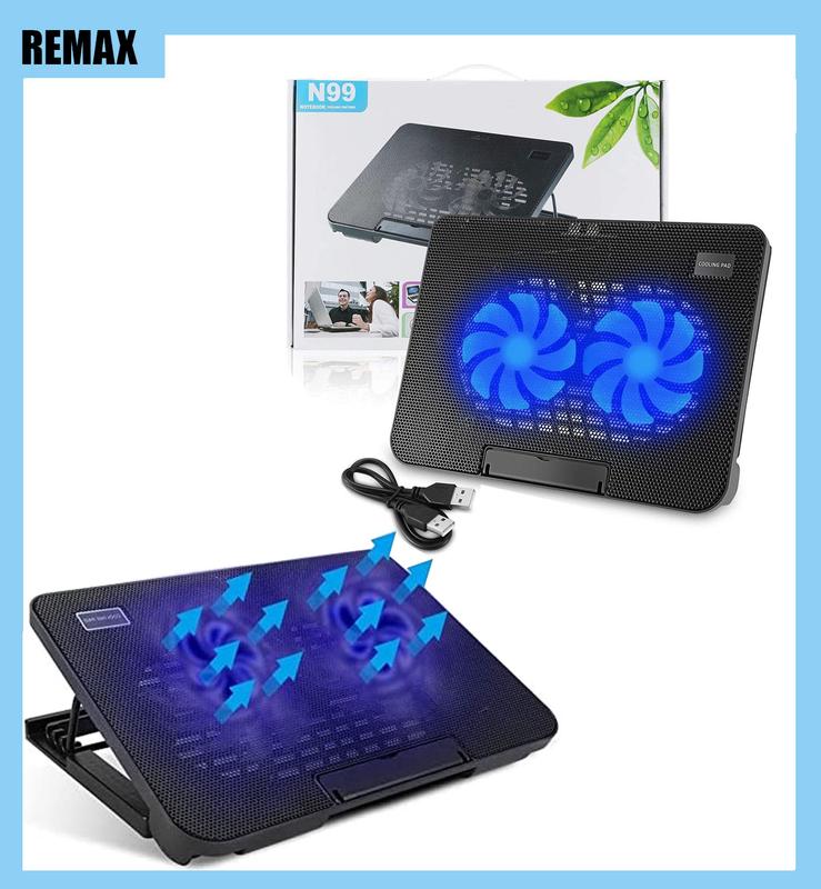 (RM) Laptop Cooling Pad N99 With 2 Dual Fan Laptop Cooling Pad - TikTok ...