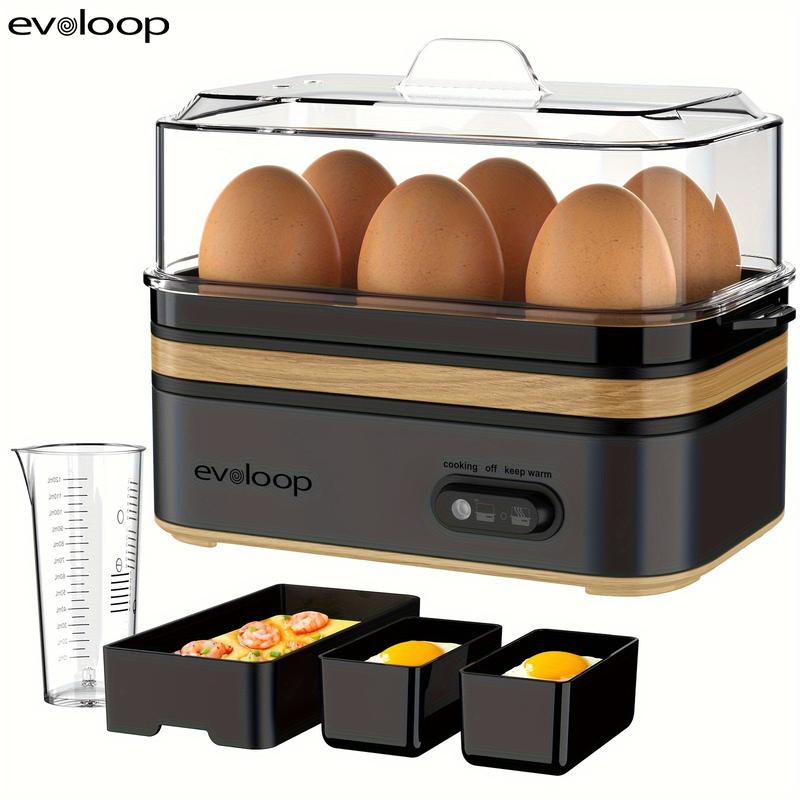 EVOLOOP Rapid Egg Cooker 6 Egg Capacity BPA free Electric Eg - TikTok Shop