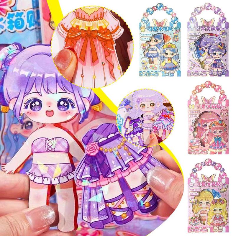 Dress Up Stickers Reusable Fashion Dress Up Stickers Activit - TikTok ...