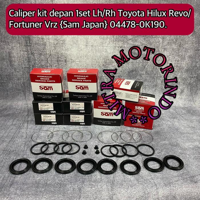 Jual Caliper kit/Seal caliper Toyota Hilux revo/Fortuner Vrz 2016 up ...