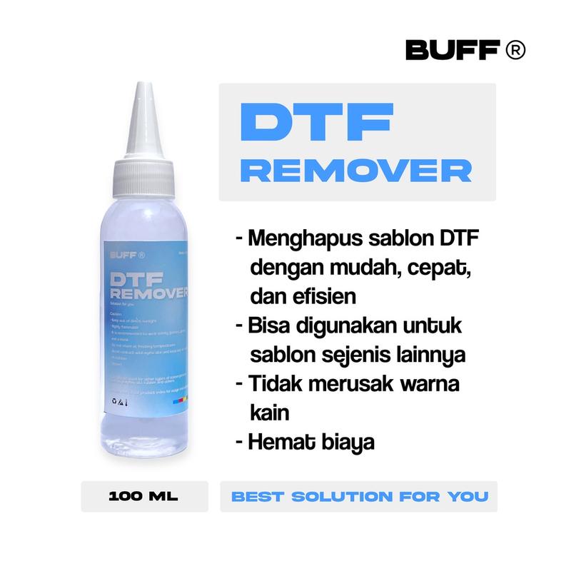 Buff Studios Sablon DTF Remover | Permbersih Sablon | Cairan - Shop | Tokopedia