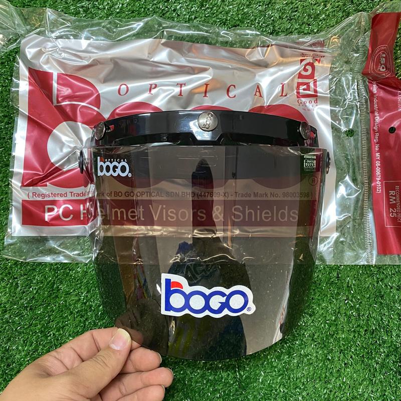 BOGO VISOR SMOKE UNTUK 3 BUTTON MHR MS88 SGV BELL ARAI MAGNUM HELMET ...