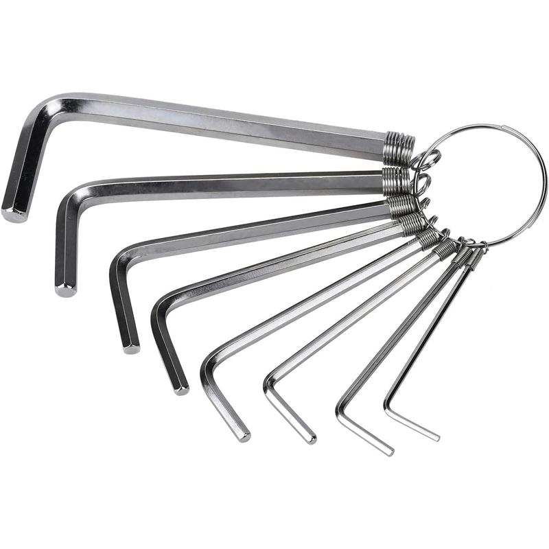 Allen Wrench Hex Key Set, 8 in 1 Metric L Shape Hexagon Head - TikTok Shop