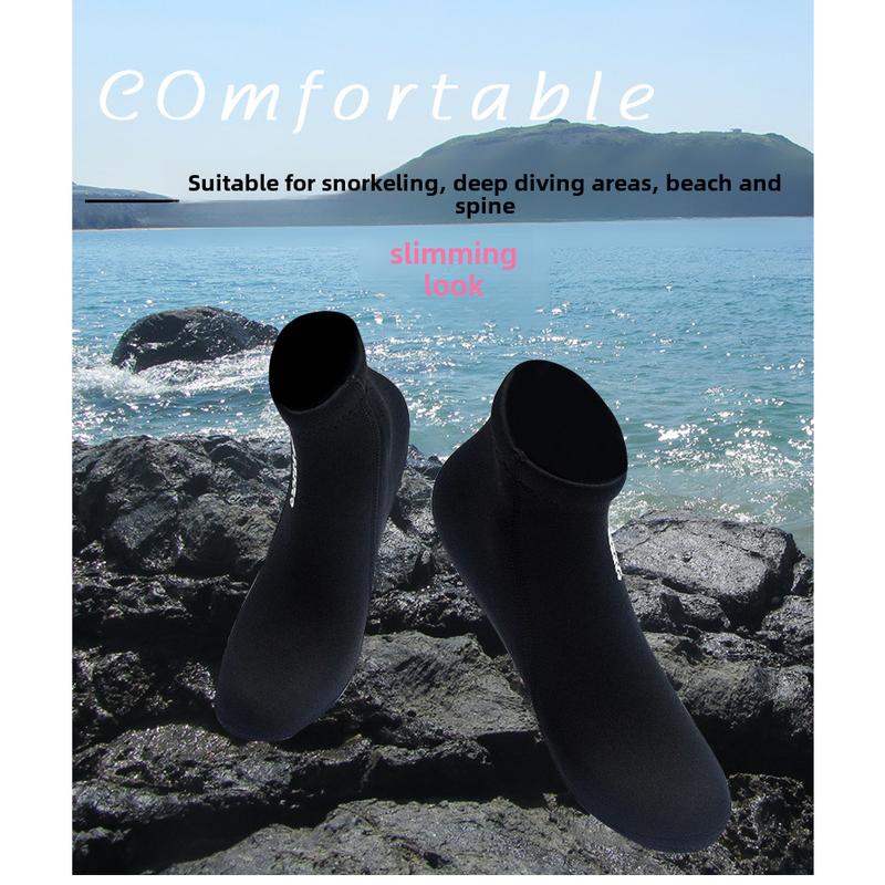 2MM thick snorkeling socks non-slip cold-proof warm diving socks anti ...