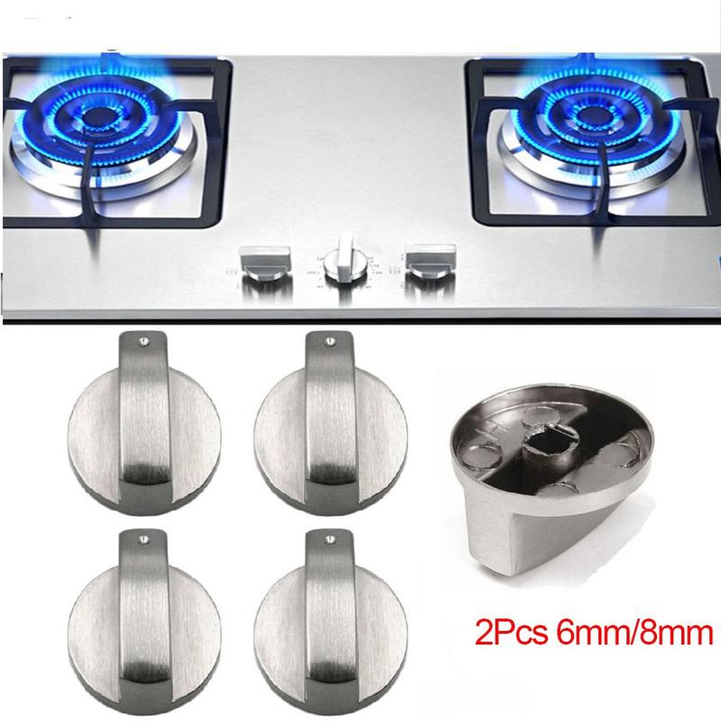 Tombol Kawalan Dapur Gas, Oureer, 2 Keping, Bahan Aloi Zink, Reka ...