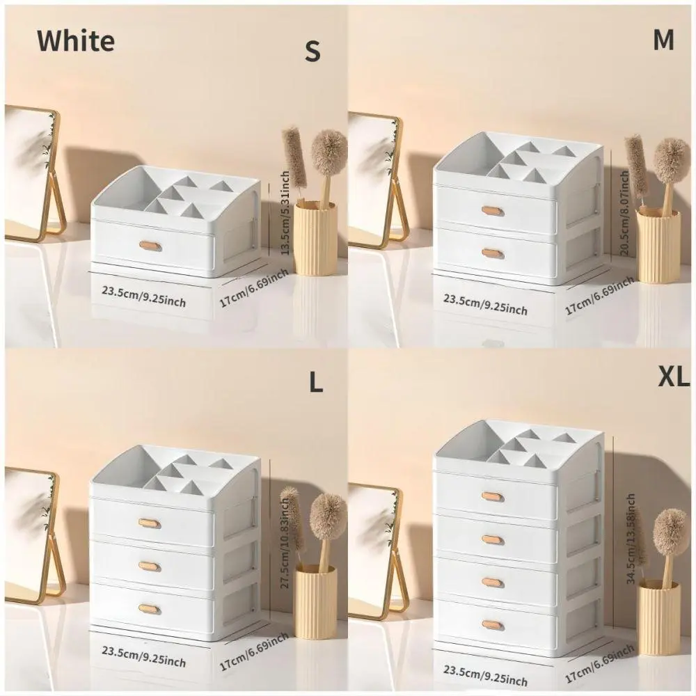 1 Piece Desktop Storage Box, Multi-layer Storage Drawers for Desk ...