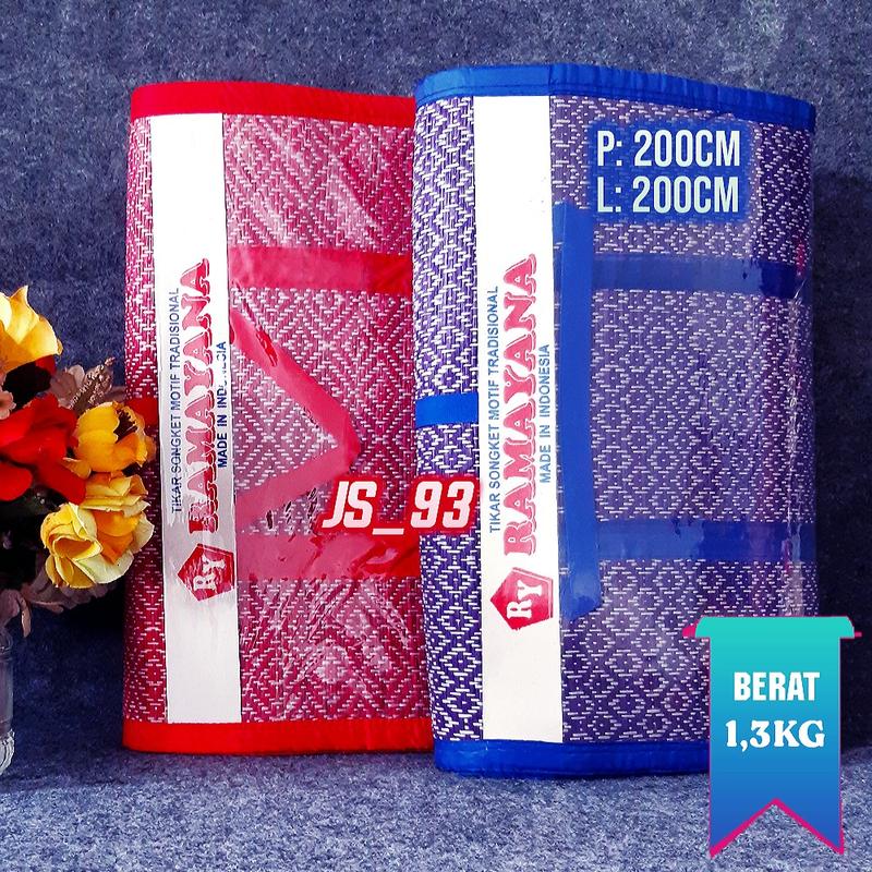 Tikar Lipat Tenun / Tikar Motif Songket Ukuran 2x2 Meter - Shop | Tokopedia
