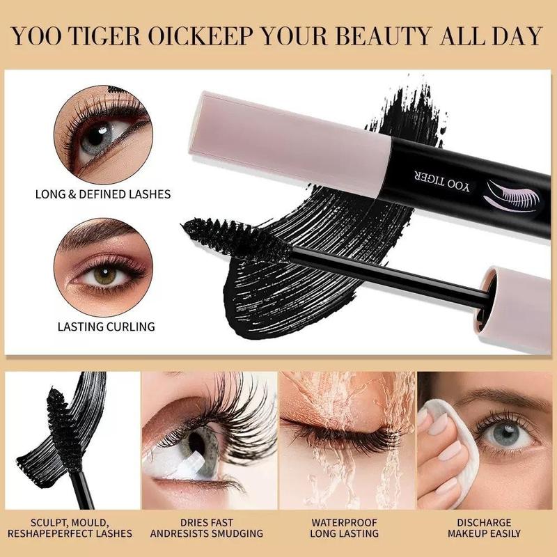 YOO TIGER Maskara Black Pink Waterproof Tahan Lama Tahan Air Lentik ...