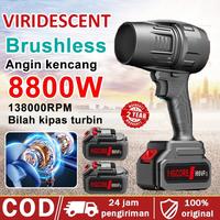 Promo 999VF Mesin Blower Angin Mini Portable Cordless Baterai Brushless ...
