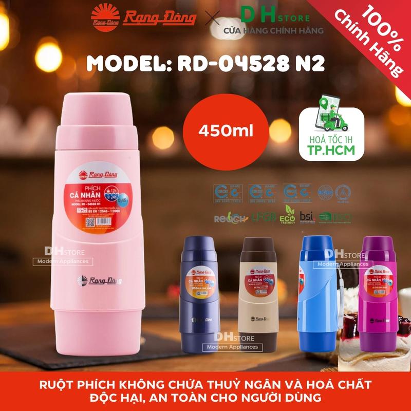 Bình giữ nhiệt mini Rạng Đông 450ml RD-04528 N2 binh giu nhiet - TikTok ...