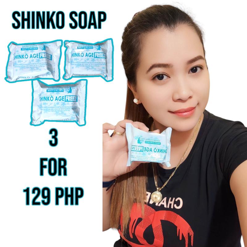 SHINKO WHITENING SOAP 3 FOR 129 Body Care Body Wash Foam Sunflower ...