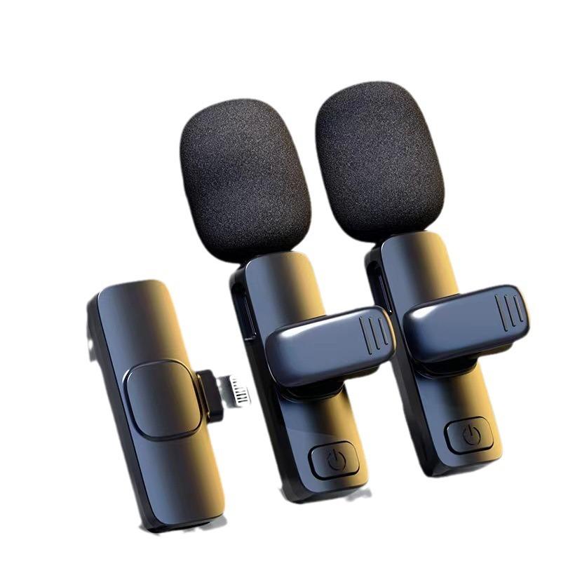 Audio Wireless Microphone Mic Mikrofon Klip Kolar Tanpa Wayar, - TikTok ...