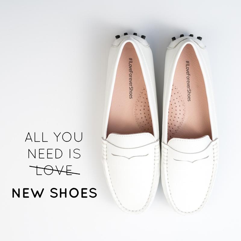 FOREVER Shoes : SIMPLY THE BEST IN WHITE - TikTok Shop Thailand