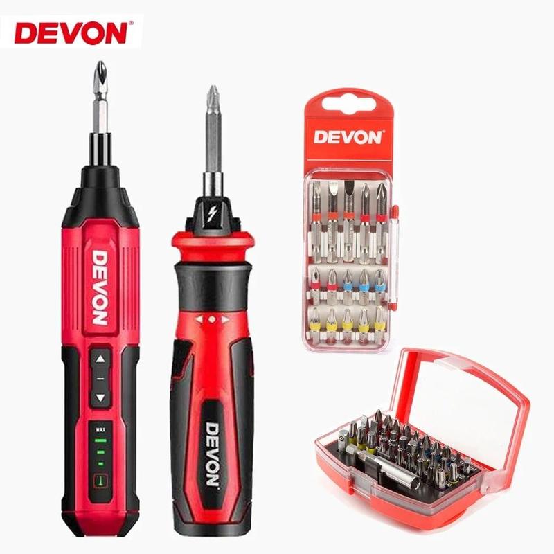 Devon 4V Electrical Screwdriver Set Smart Cordless Electric Screw ...