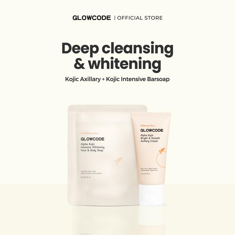 Glowcode 2in1 Alpha Kojic Axillary + Intensive Whitening Fac - TikTok ...