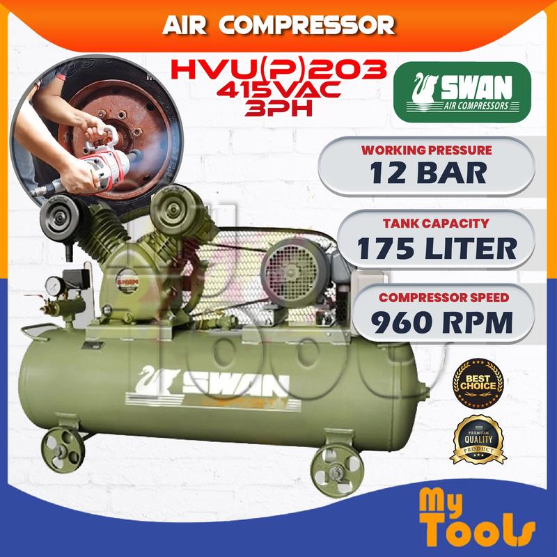 Mytools SWAN HVU(P)203 415VAC 3PH Air Compressor (Made In Taiwan ...