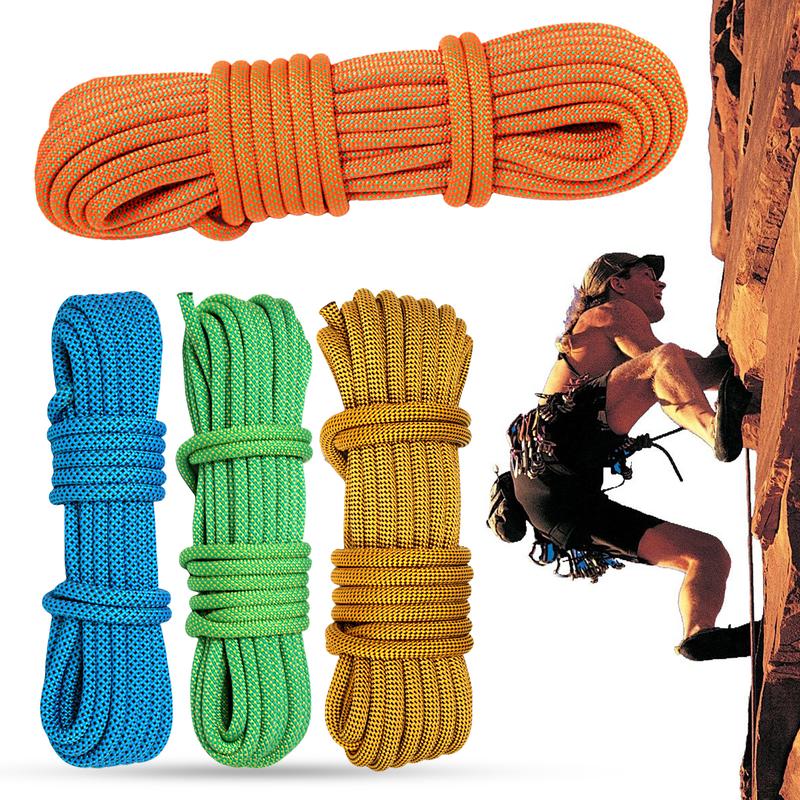 [KIN] 9mm Rock Climbing Rope Anti-fall Wear-resistant Heavy Duty ...