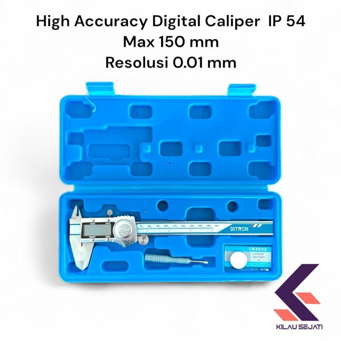 Jual High Accuracy Digital Caliper Proteksi IP 54 Max 150 mm Resolusi 0 ...