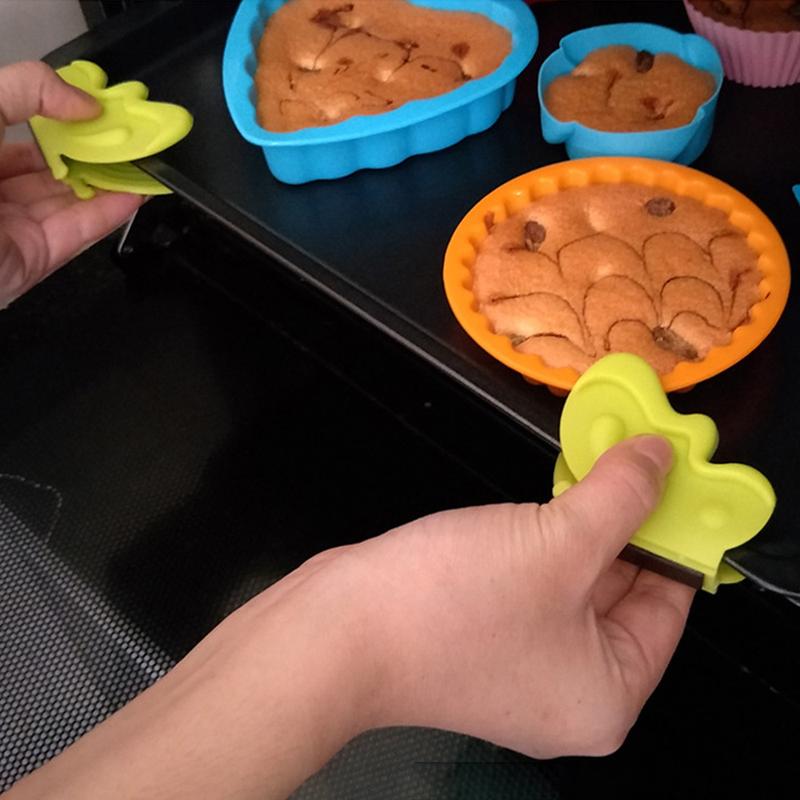 Thickened High Temperature Resistant Silicone Oven Clips: Anti-scalding ...
