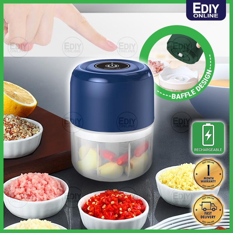 MINI WIRELESS PORTABLE RECHARGEABLE USB GARLIC MASHER BLENDE - TikTok Shop Malaysia