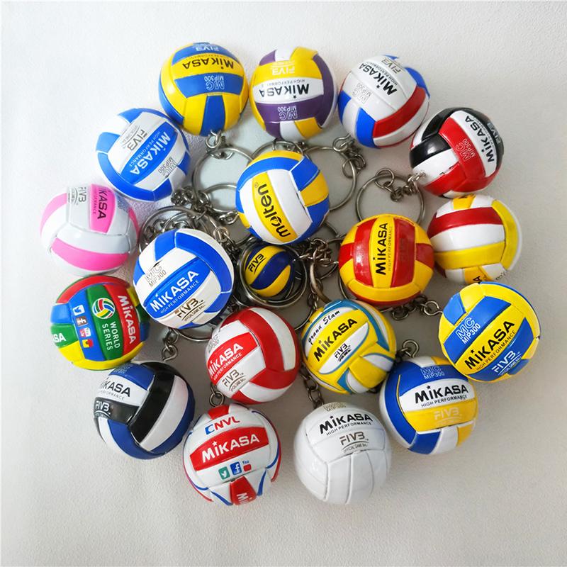 Mini Simulation Volleyball Toy Sport Keychain For Men Women Wallet ...