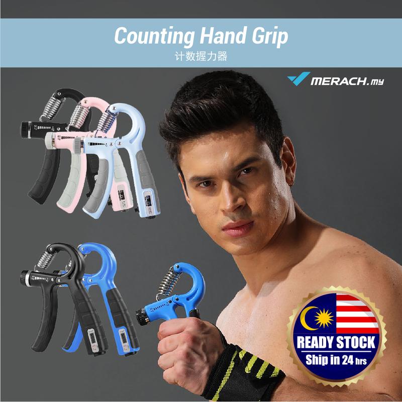 Adjustable Wrist Arm Finger Forearm Hand Grip Gripper With Counter ...