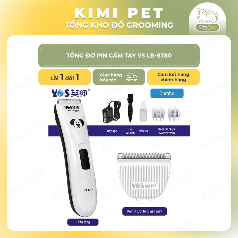 Tông đơ pin cầm tay YS LB-8780 cạo sát 1mm, chuyên dụng grooming ...